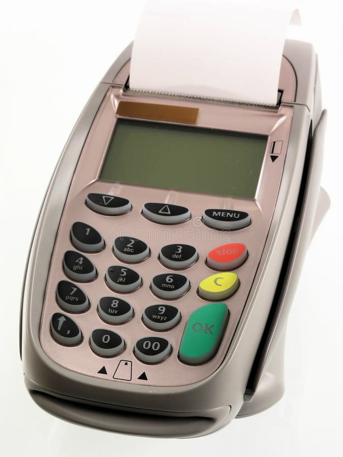 Credit card terminal stock photo. Image of retail, greeting - 10447022