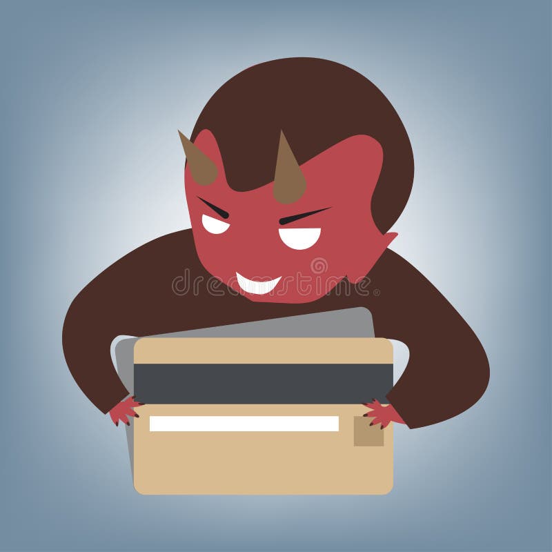 Evil Credit Card Stock Illustrations – 111 Evil Credit Card Stock ...