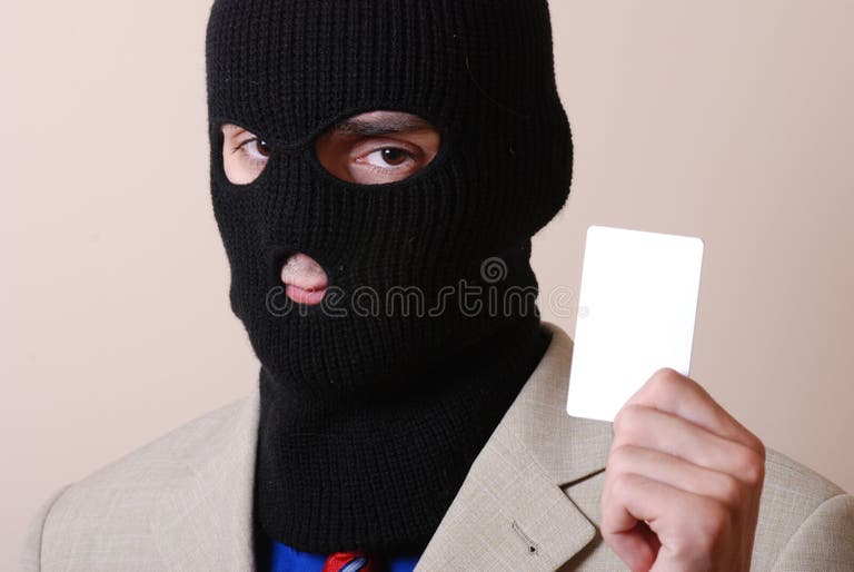 Credit card thief stock photo. Image of concept, robber - 6182716