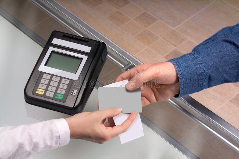 Credit card transaction stock photo. Image of retail, credit - 2688596