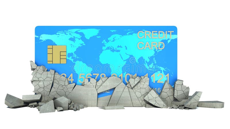 Credit Card Collapsed Wall Stock Illustrations – 2 Credit Card ...