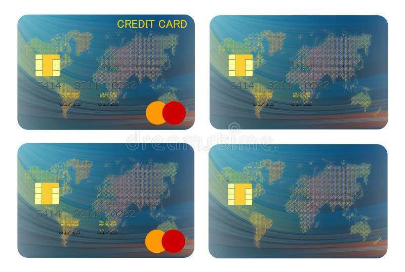 Credit card stock illustration. Illustration of bank - 30478073