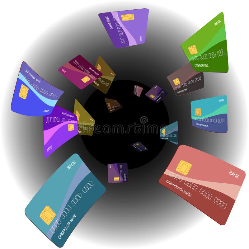 Credit card frame pattern stock vector. Illustration of computer - 15933945