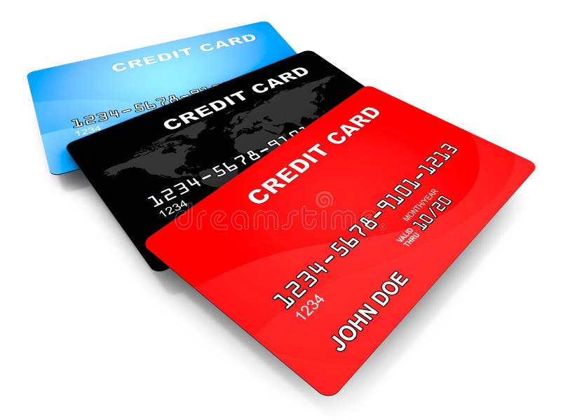 Colored Credit Cards Stock Illustrations – 353 Colored Credit Cards ...