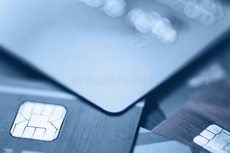 Credit cards with chip stock photo. Image of finance - 276852854