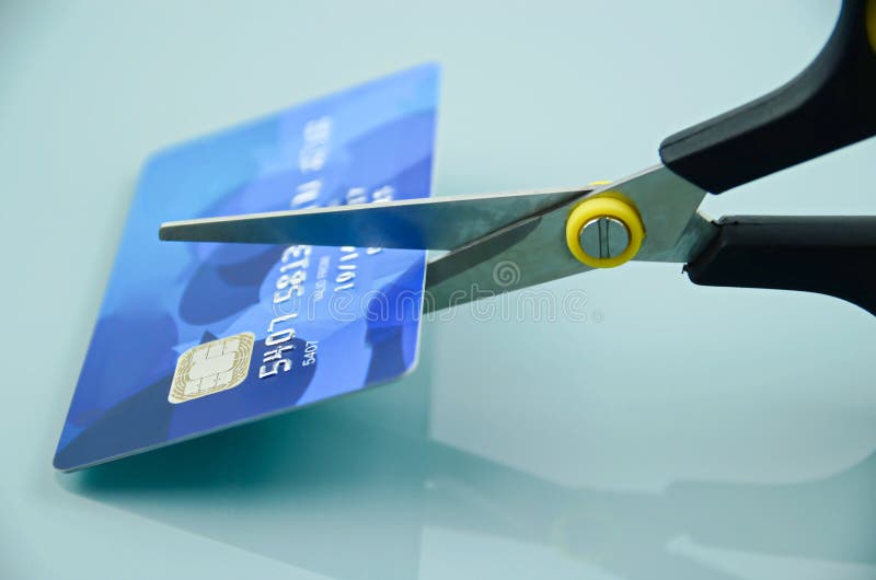 Credit cards stock image. Image of scissors, debt, savings - 62983411