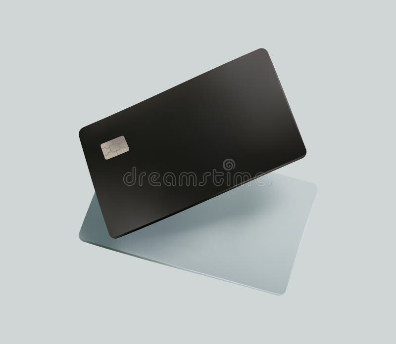 Credit Cards 3d Render Vector Illustration Style. Different Credit ...