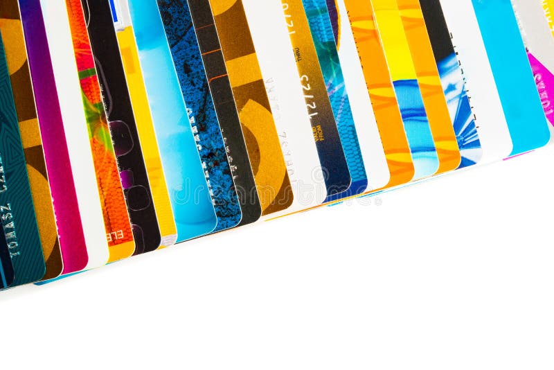 Credit Cards and Debit Cards Stock Photo - Image of multiple, bankcard ...