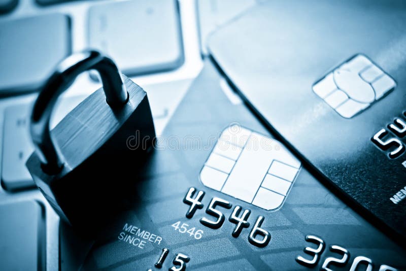 Credit Cards Security Concept Stock Image - Image of internet, online ...