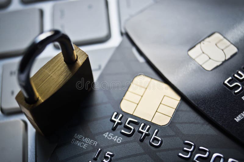 Credit Cards Security Concept Stock Image - Image of internet, online ...