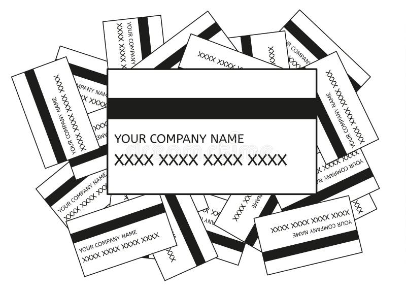 Credit cards vector stock vector. Illustration of credit - 39715087