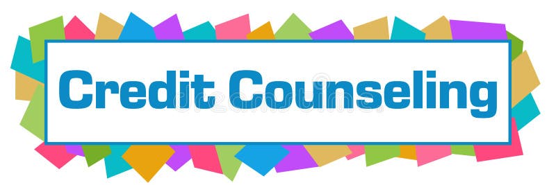 Credit Counseling Green Symbols Top Bottom Stock Illustration ...