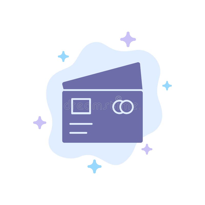 Credit, Debit, Global, Pay, Shopping Blue Icon on Abstract Cloud ...