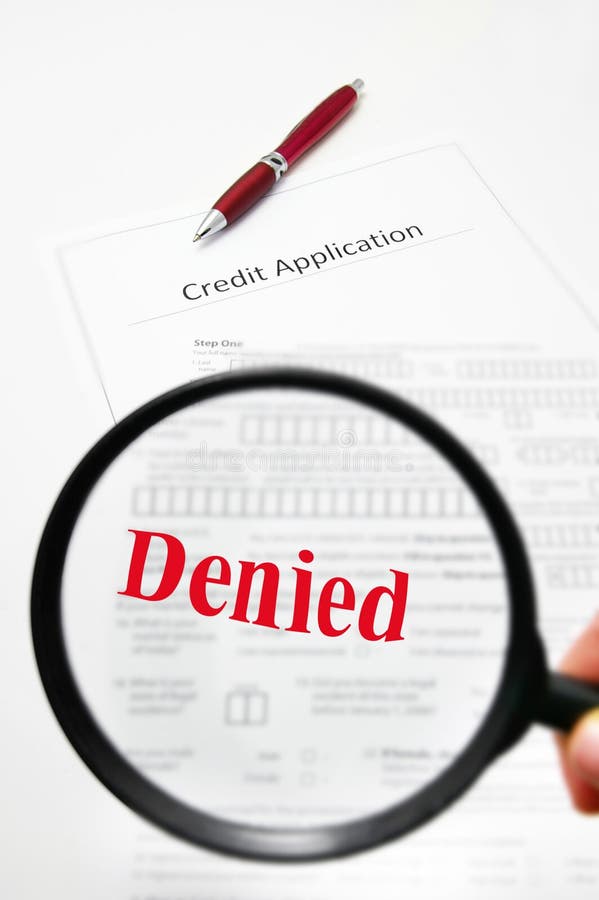 Denied credit stock photo. Image of credit, banking, economic - 23876582