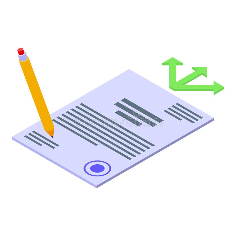 Credit Document Icon Isometric Vector. Report Score Stock Vector ... Credit Document Icon Isometric Vector. Report Score Stock Vector ...
