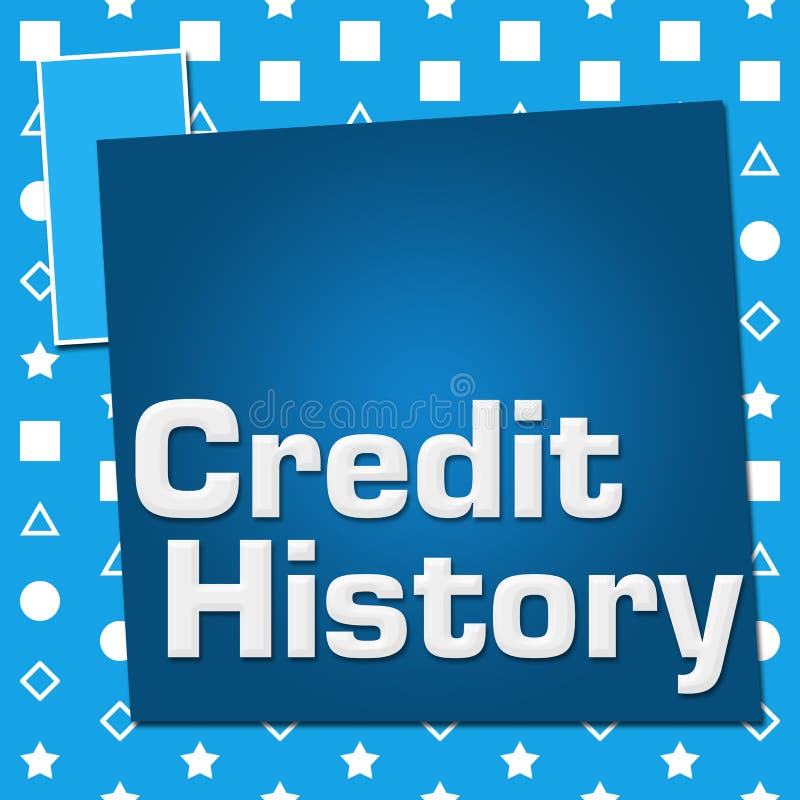 History Blue Vintage Element Left Right Text Stock Illustration ...