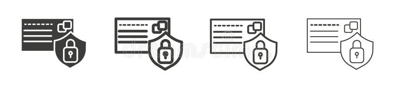 Credit Limit Icon Vector Set on White Background Stock Vector ...