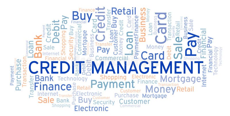 Credit Management Word Cloud. Stock Illustration - Illustration of ...