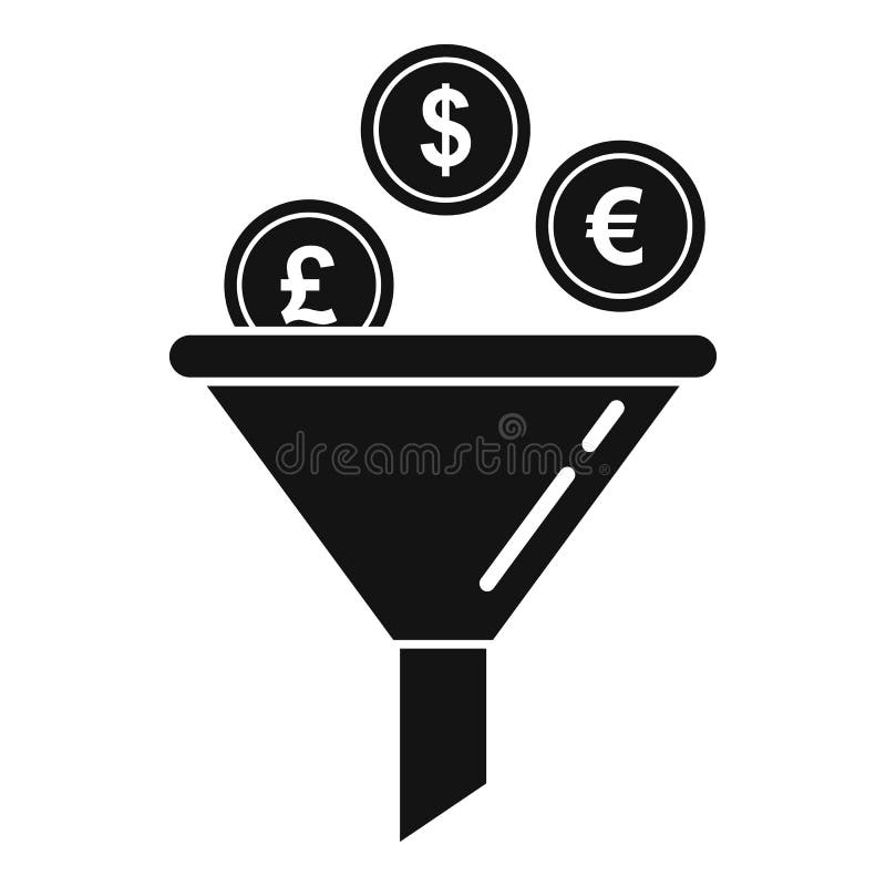 Money Funnel. Whirlwind, Tornado of Gold Coins Stock Vector ...