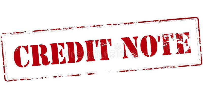 Credit note stock illustration. Illustration of observe - 82272684