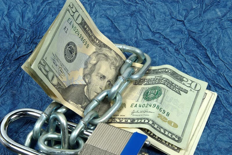 Credit Protection stock photo. Image of chain, vault, currency - 52860