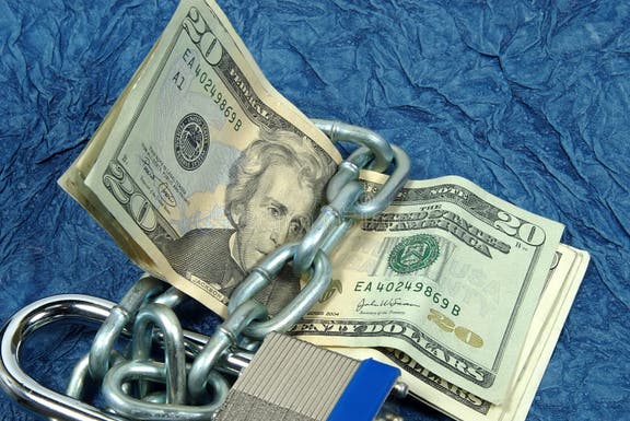 Credit Protection stock photo. Image of chain, vault, currency - 52860