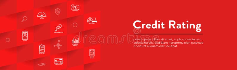 Credit Score Chart stock vector. Illustration of check - 75916938