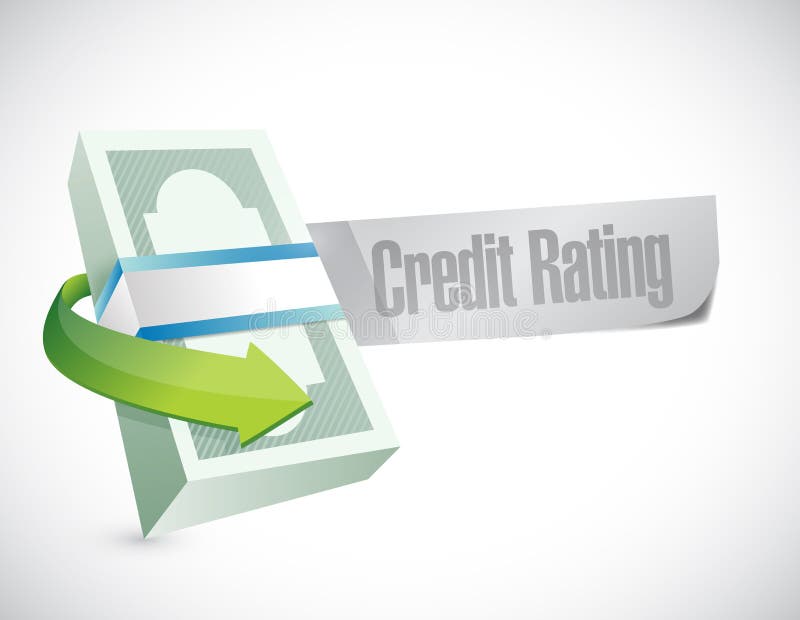 Credit Rating stock illustration. Illustration of value - 2556221