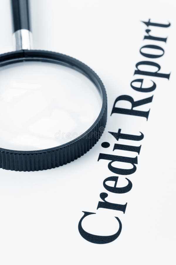 Credit Report stock photo. Image of analyzing, document - 10707578