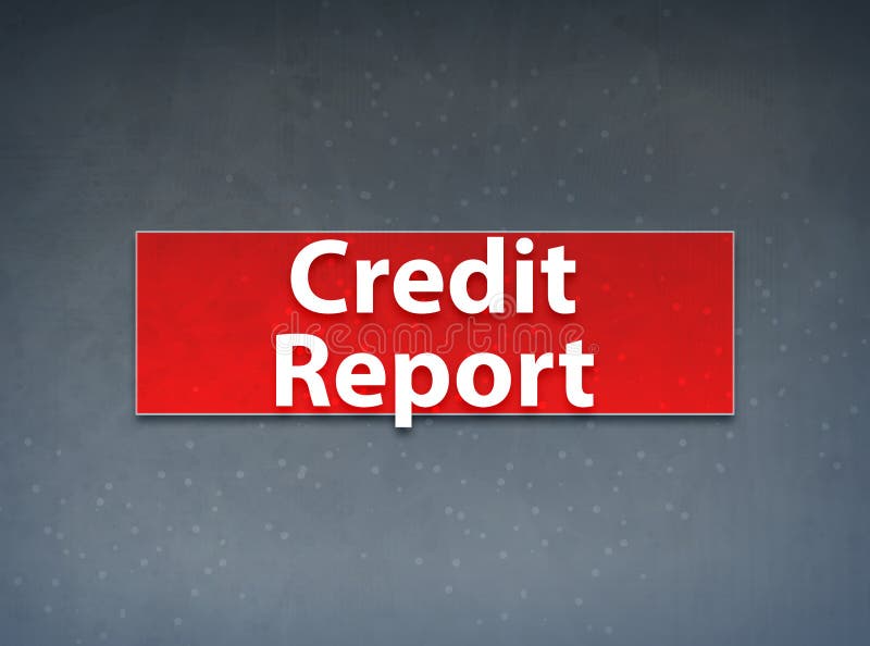 Credit Report Red Banner Abstract Background Stock Illustration ...