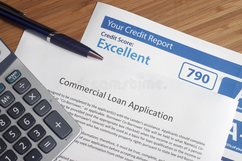 Credit report with score stock image. Image of endorsing - 48916601