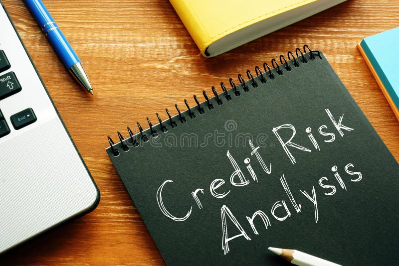 Credit Risk Analysis is Shown on the Conceptual Business Photo Stock ...