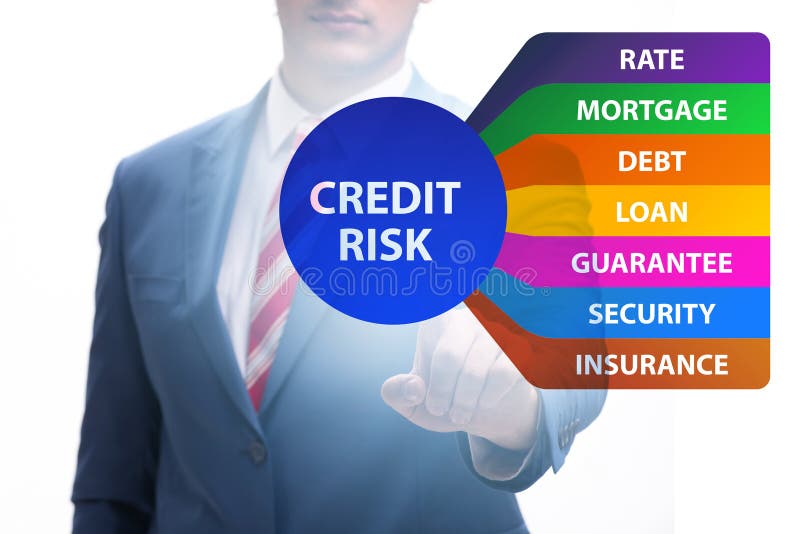Credit Risk Concept in Modern Banking Stock Photo - Image of finance ...