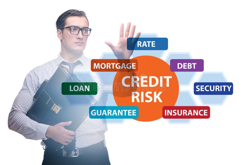 Credit Risk Concept in Modern Banking Stock Photo - Image of measure ...