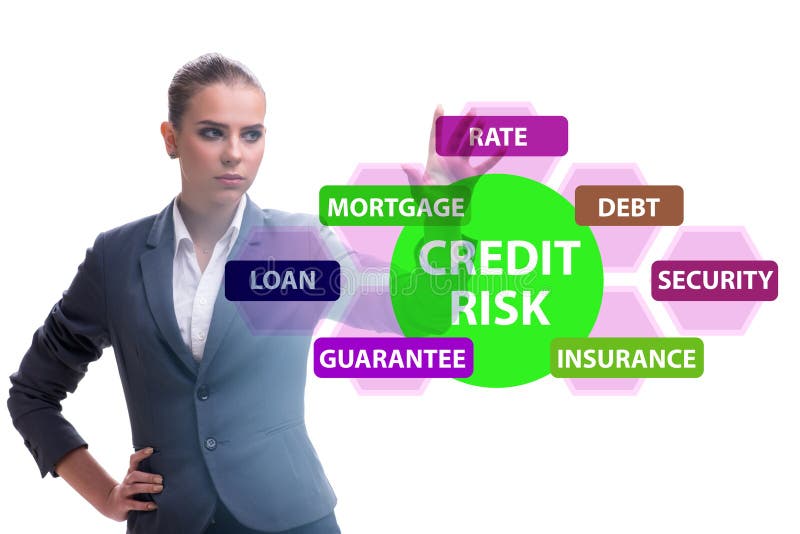 Credit Risk Concept in Modern Banking Stock Photo - Image of rate, good ...