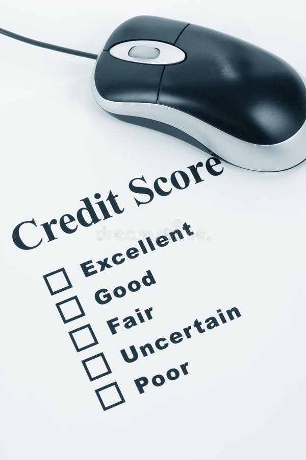 Credit Score stock image. Image of report, concepts, document - 10064283