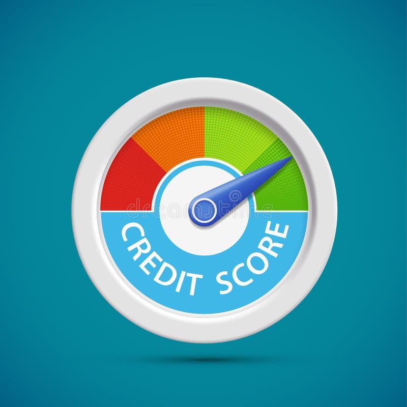 Score Rating Scale with Arrow. Icon Gauge with a Speedometer Stock ...