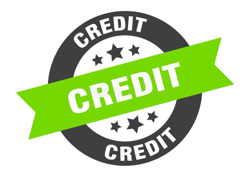 Credit stock vector. Illustration of vector, zoom, text - 147625817