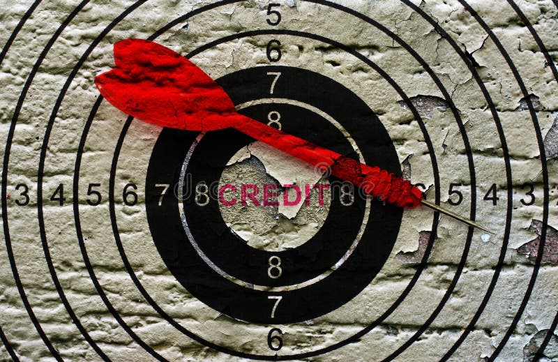 Credit target stock photo. Image of growth, shot, bank - 170341512