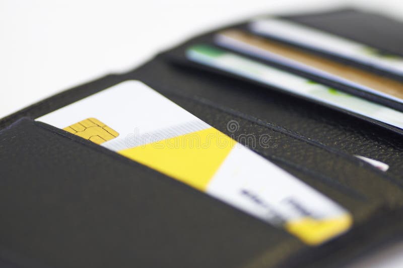 De Contant Geldbon En De Creditcard Stock Foto - Image of bankwezen ...