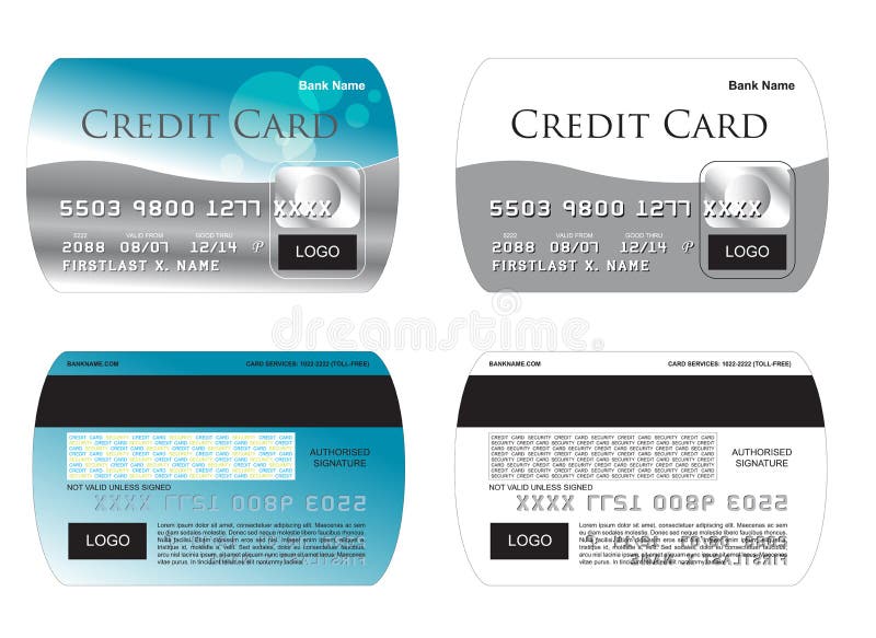 Visa Credit Card Number Front And Back Entering The Credit Card