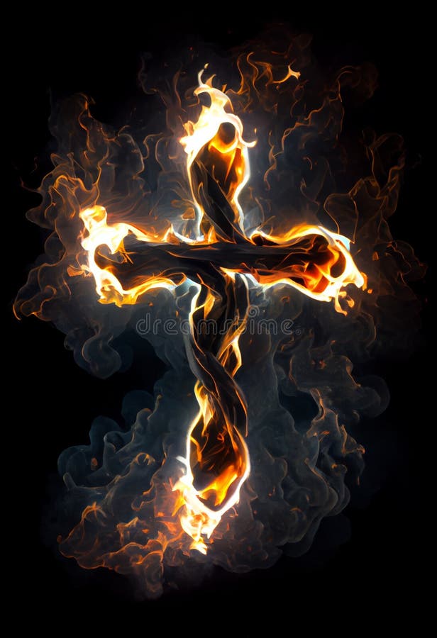 Creed on Fire. AI Generated Stock Illustration - Illustration of focus ...