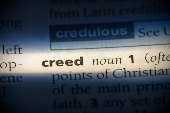 Creed stock image. Image of book, paper, closeup, highlight - 161577099