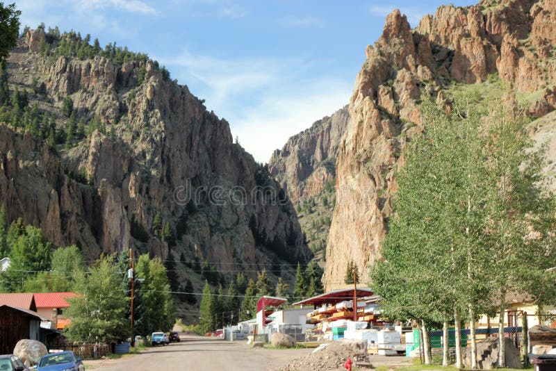 Creede, Colorado stock photo. Image of mountains, lead - 42219396
