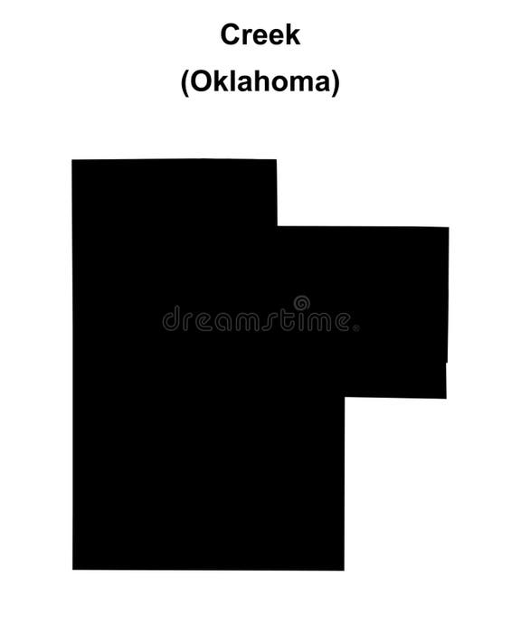 Creek outline map stock vector. Illustration of creek - 361752019