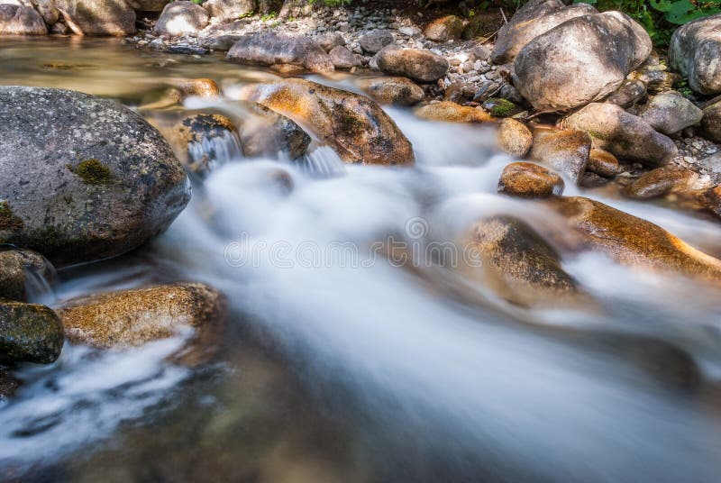 Creek stock image. Image of flow, stone, rock, fall, countryside - 33486815