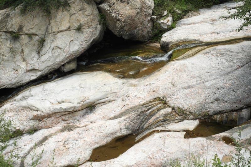 Creek Flowing on Rocks stock photo. Image of northern - 25848692