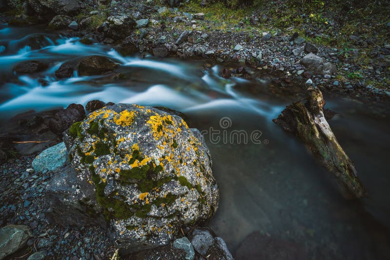 Creek and rocks stock image. Image of water, scenic - 127655409