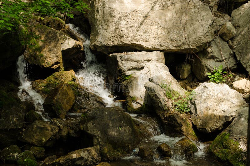 Creek and rocks stock image. Image of green, moss, travel - 42539563