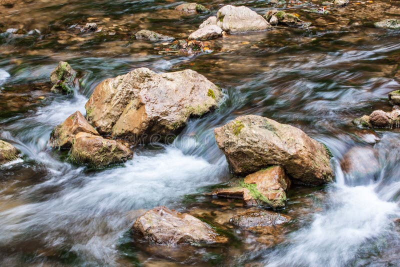Creek with stone stock image. Image of landscape, natural - 46944473